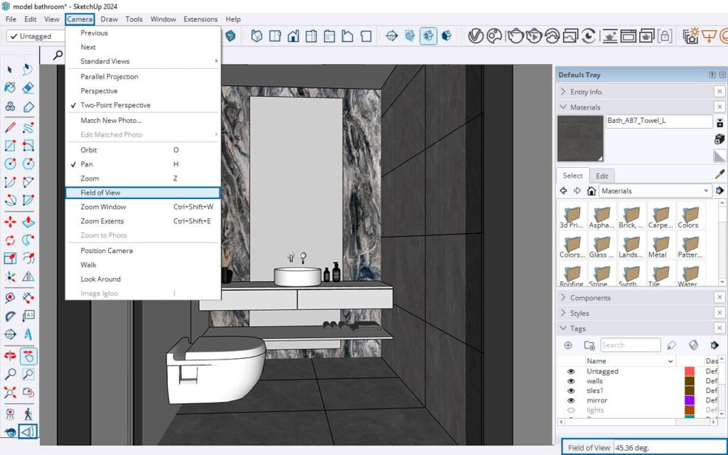 Best Camera Settings for Small Spaces in V-Ray for SketchUp - Educk.org