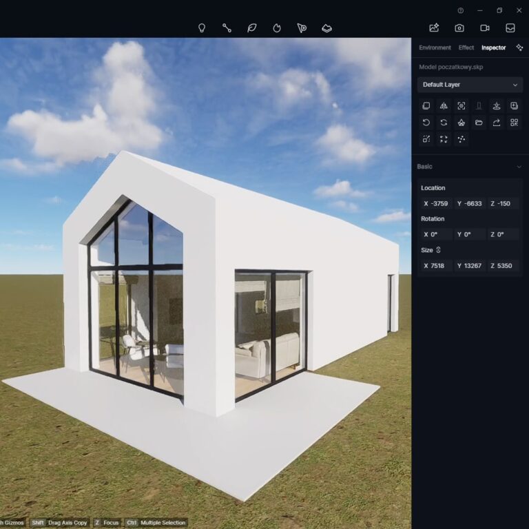 Mini Visualization Course – D5 Render + SketchUp – Educk.org